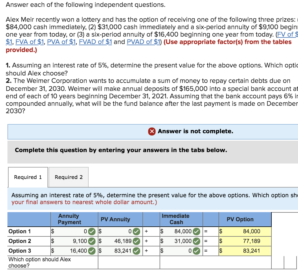 Solved Answer each of the following independent questions. | Chegg.com Solved Answer each of the following independent questions. | Chegg.com