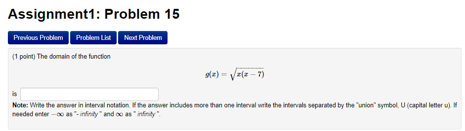 Solved Assignment1 Problem 15 Previous Problem Problem List 8686