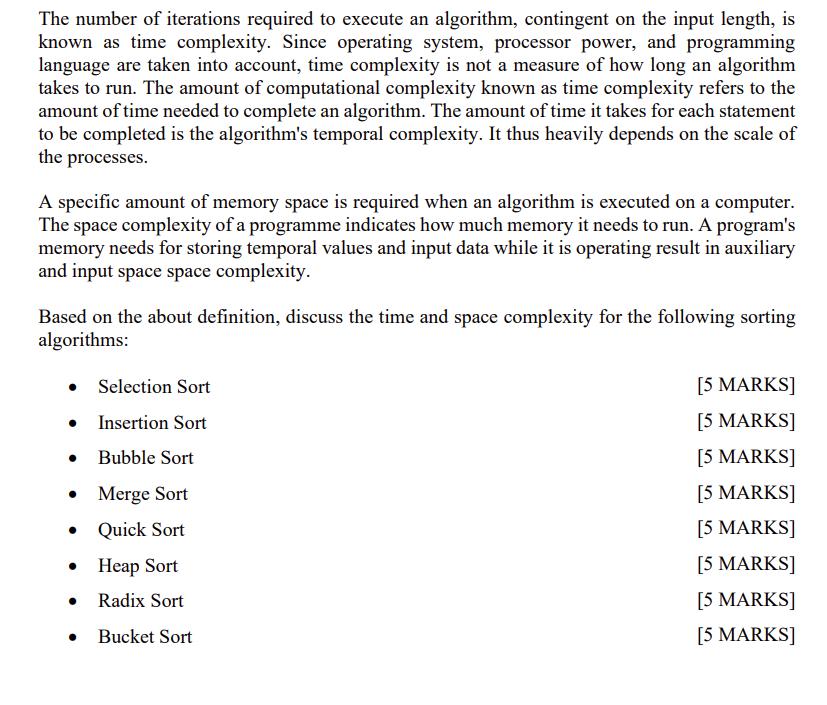 Solved The Number Of Iterations Required To Execute An