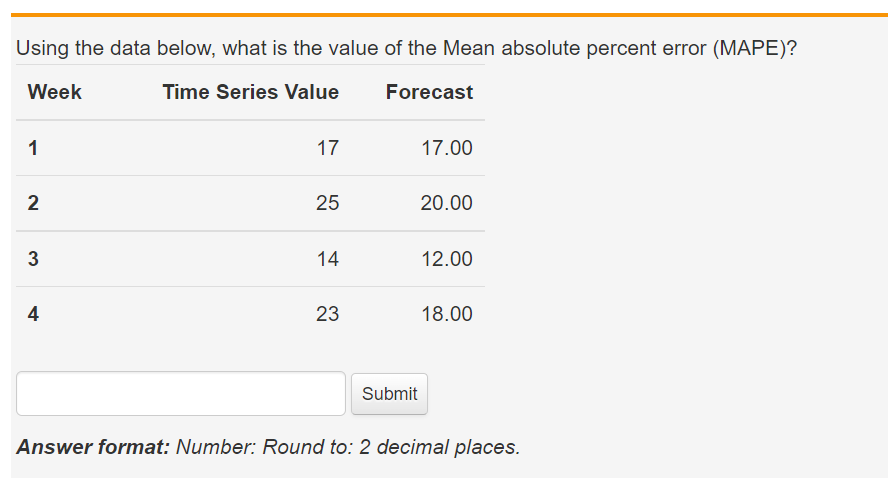 Solved Using the data below, what is the value of the Mean | Chegg.com