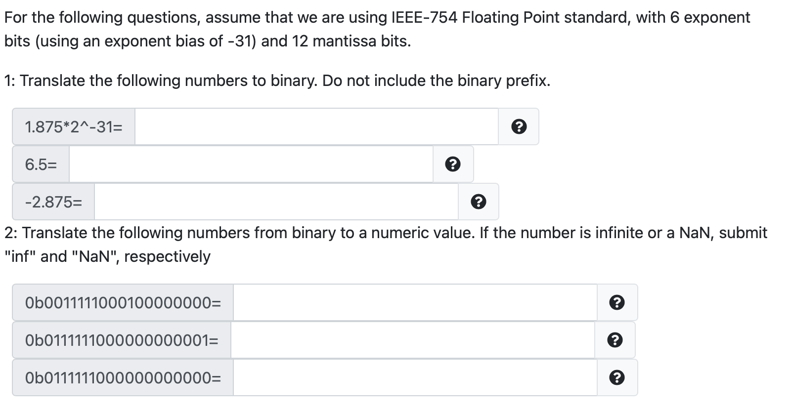 Solved For the following questions, assume that we are using | Chegg.com