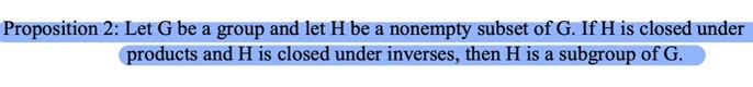 Solved Proposition 2: Let G be a group and let H be a | Chegg.com