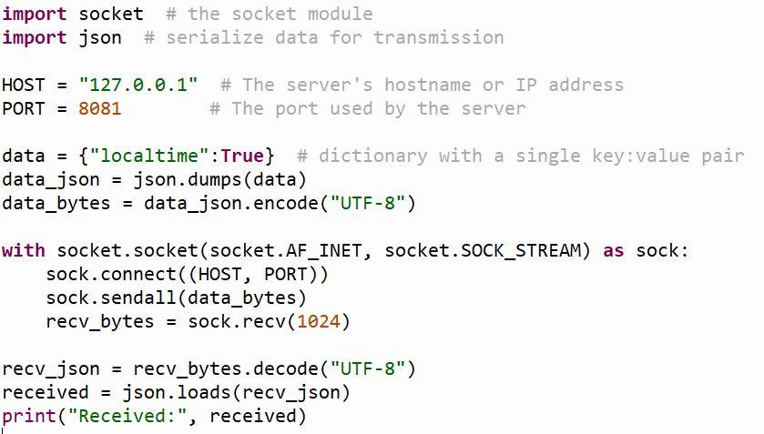 Solved Implement a simple time-of-day server based on | Chegg.com