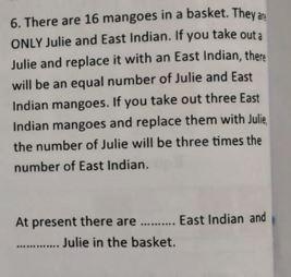 Solved 6. There are 16 mangoes in a basket. They ir ONLY | Chegg.com
