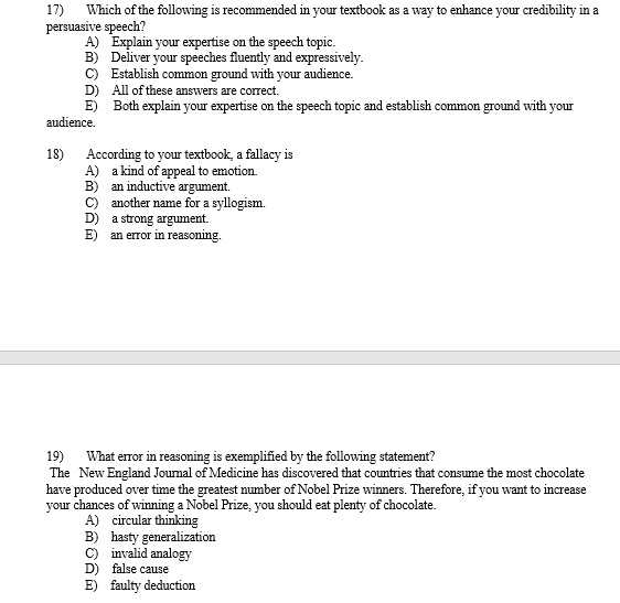TRUE/FALSE - Write 'T' if the statement is true and | Chegg.com