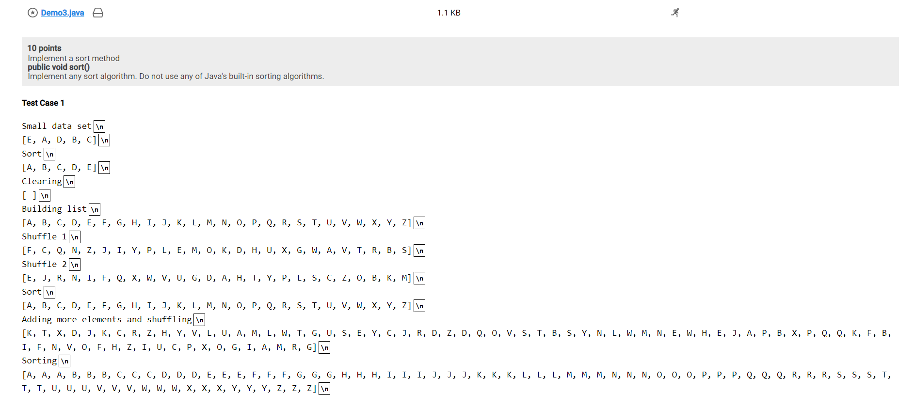 Solved Demo3: public class Demo3 { public static void | Chegg.com