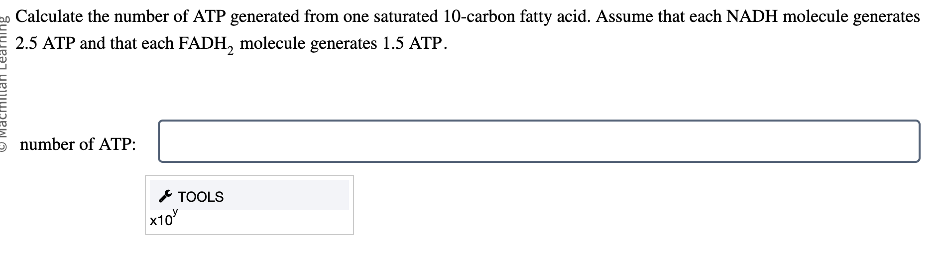 Solved Calculate the number of ATP generated from one | Chegg.com