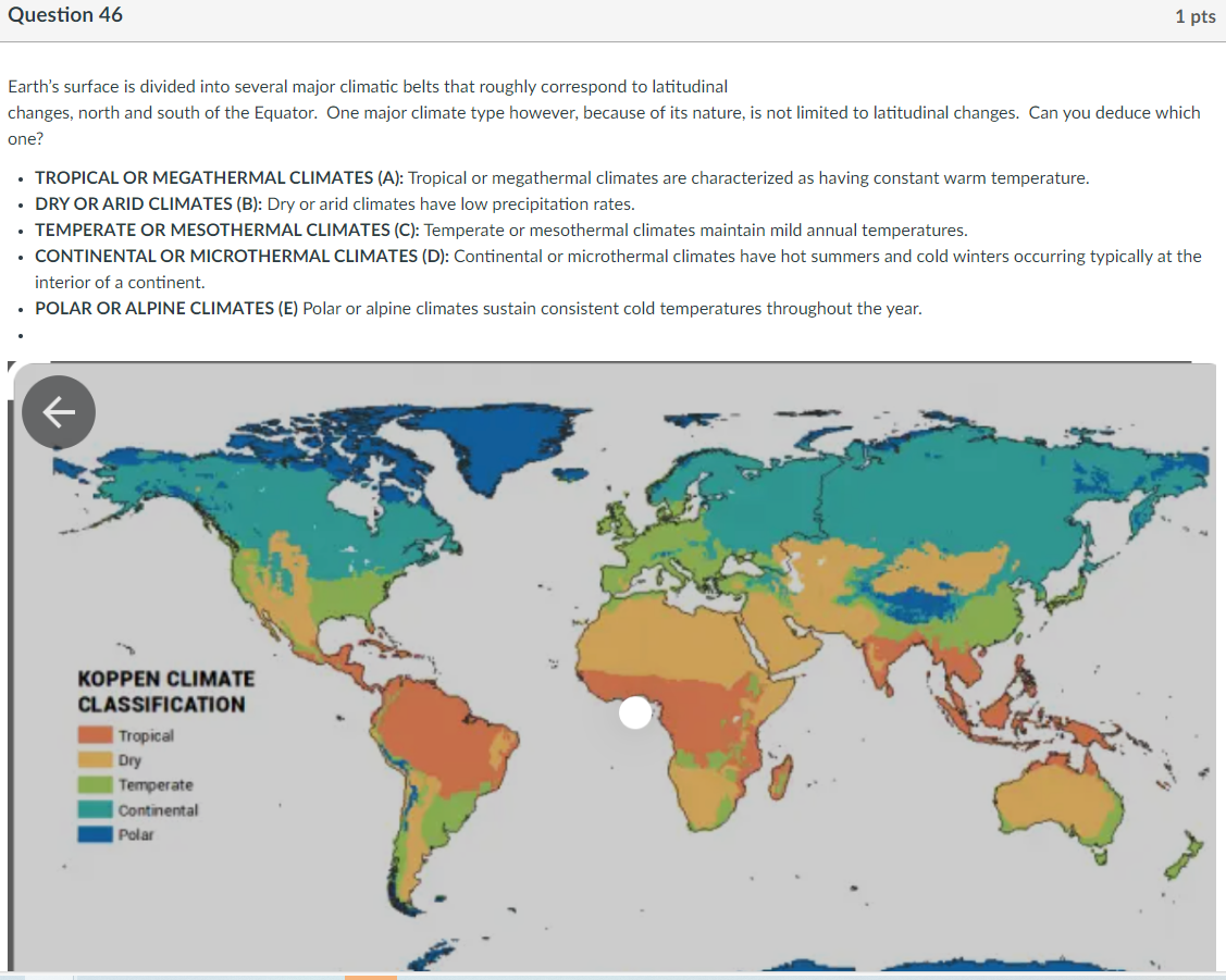 Solved Earth's surface is divided into several major | Chegg.com