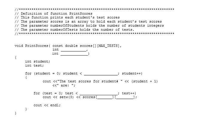 Solved Consider the following program that reads students' | Chegg.com