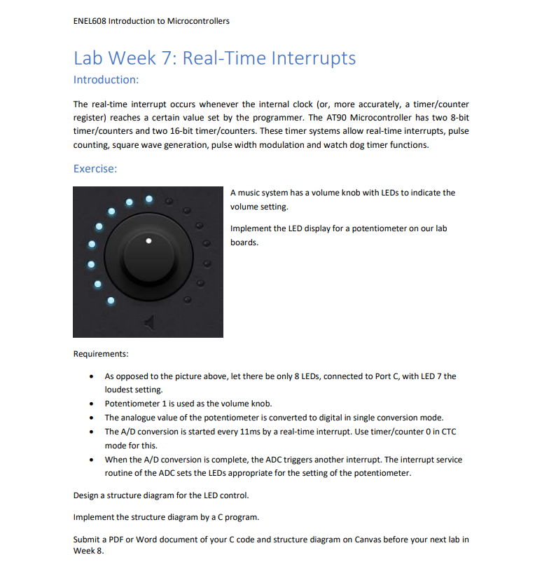 Note The Microcontroller We Use Is