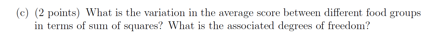 Solved Analysis Variable : desirability Food IN condition | Chegg.com