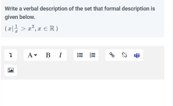 Solved Write a verbal description of the set that formal | Chegg.com