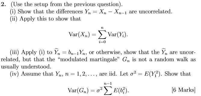Solved 1. ["Doob's Principle] Let (Xn, Fn)n-0,1,2,.. be a | Chegg.com