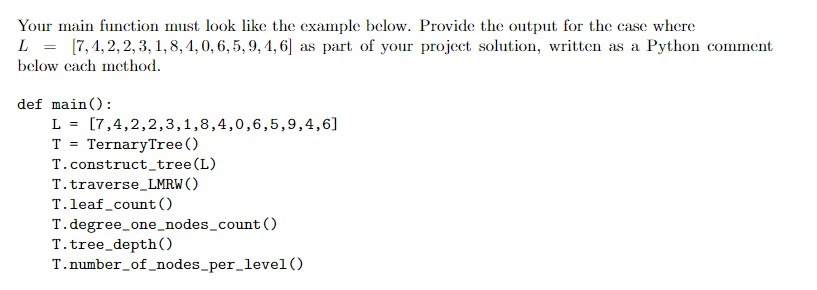 A ternary tree is a tree with in which every node has | Chegg.com