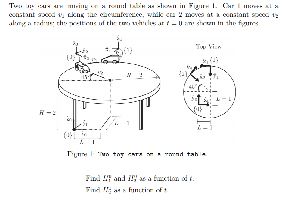 Where H stands for homogeneous transformation | Chegg.com