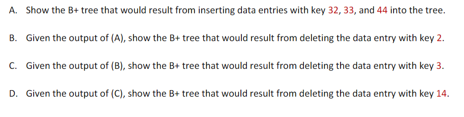 Consider The B Tree Index Every Node Can Contain 6237