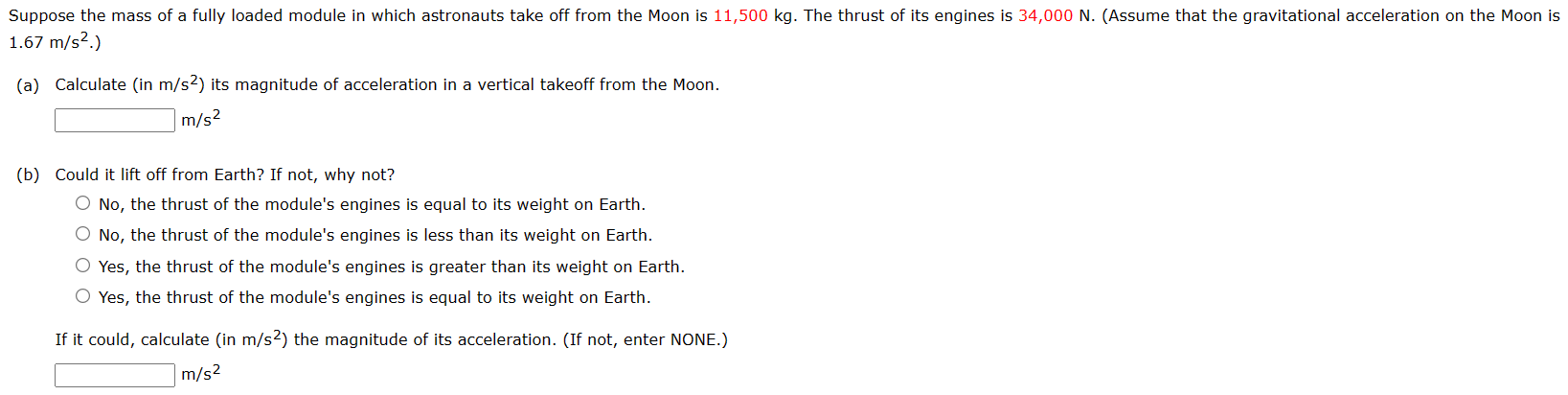 Solved 1.67 m/s2.) (a) Calculate (in m/s2 ) its magnitude of | Chegg.com