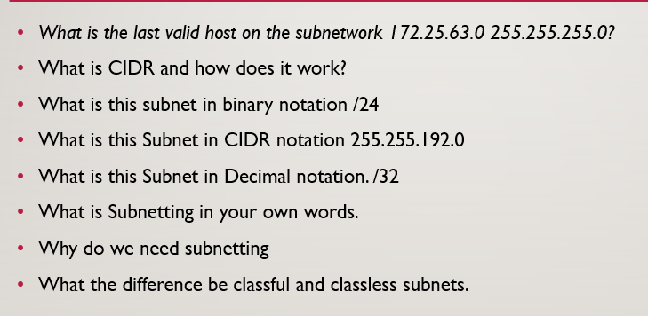 Solved • What is the last valid host on the subnetwork | Chegg.com