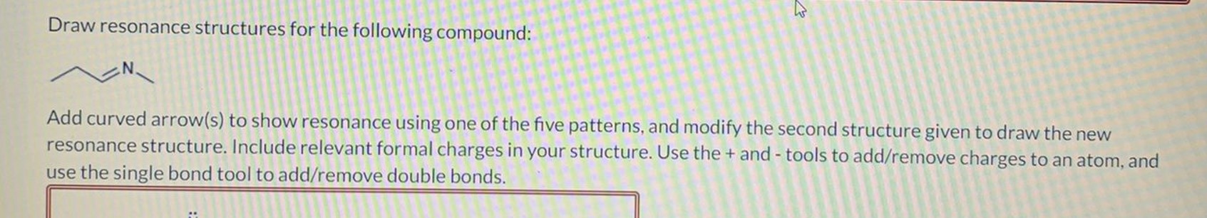Solved Draw resonance structures for the following | Chegg.com