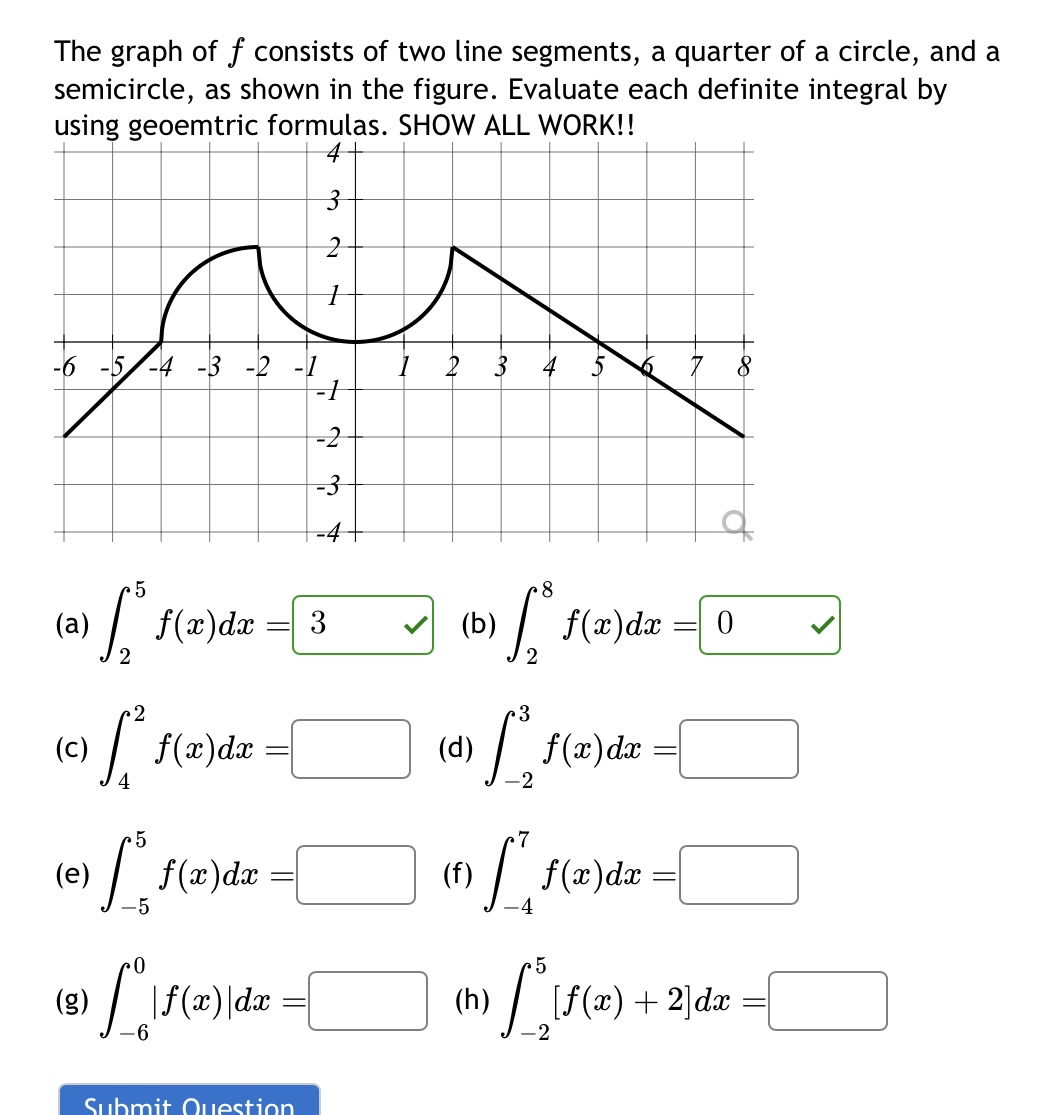 The graph of f ﻿consists of two line segments, a | Chegg.com