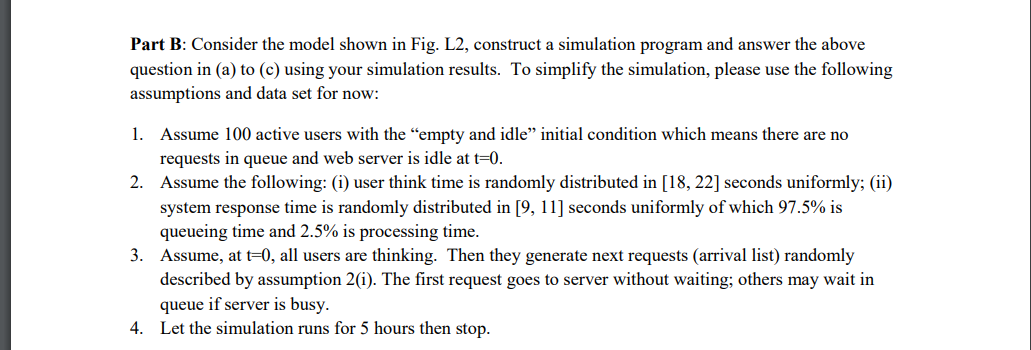 Solved Part A: Consider a system modeled as shown in the | Chegg.com