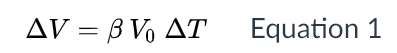 Solved Based on volume thermal expansion equation, calculate | Chegg.com