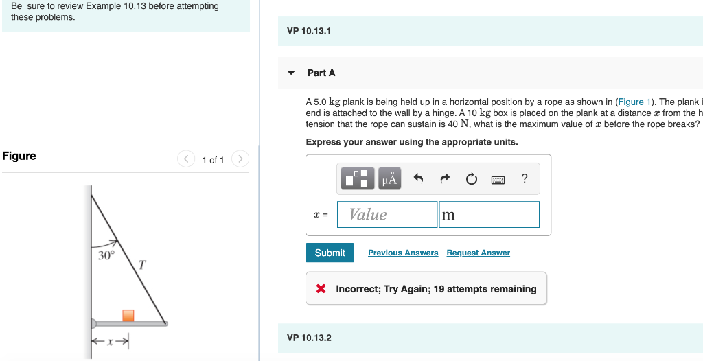 Solved Key Example Variation Problem 10.3 2 of 23 I Review | Chegg.com