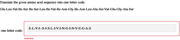 Solved Translate the given amino acid sequence into | Chegg.com