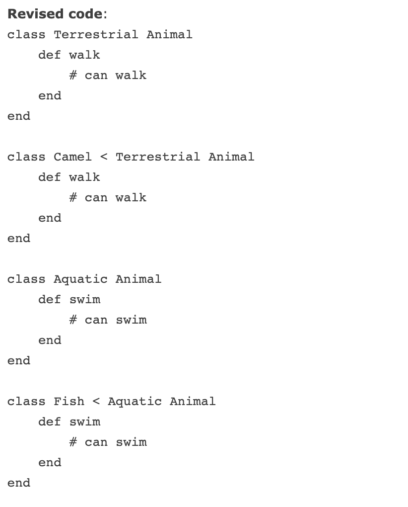 (c) ( 2 points) Which principle does the revision | Chegg.com