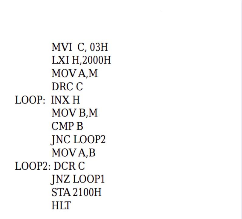 Solved At the end of the program what will be the contents | Chegg.com