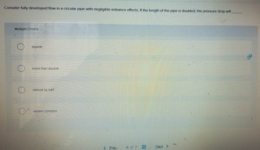 Solved Consider fully developed flow in a circular pipe with | Chegg.com