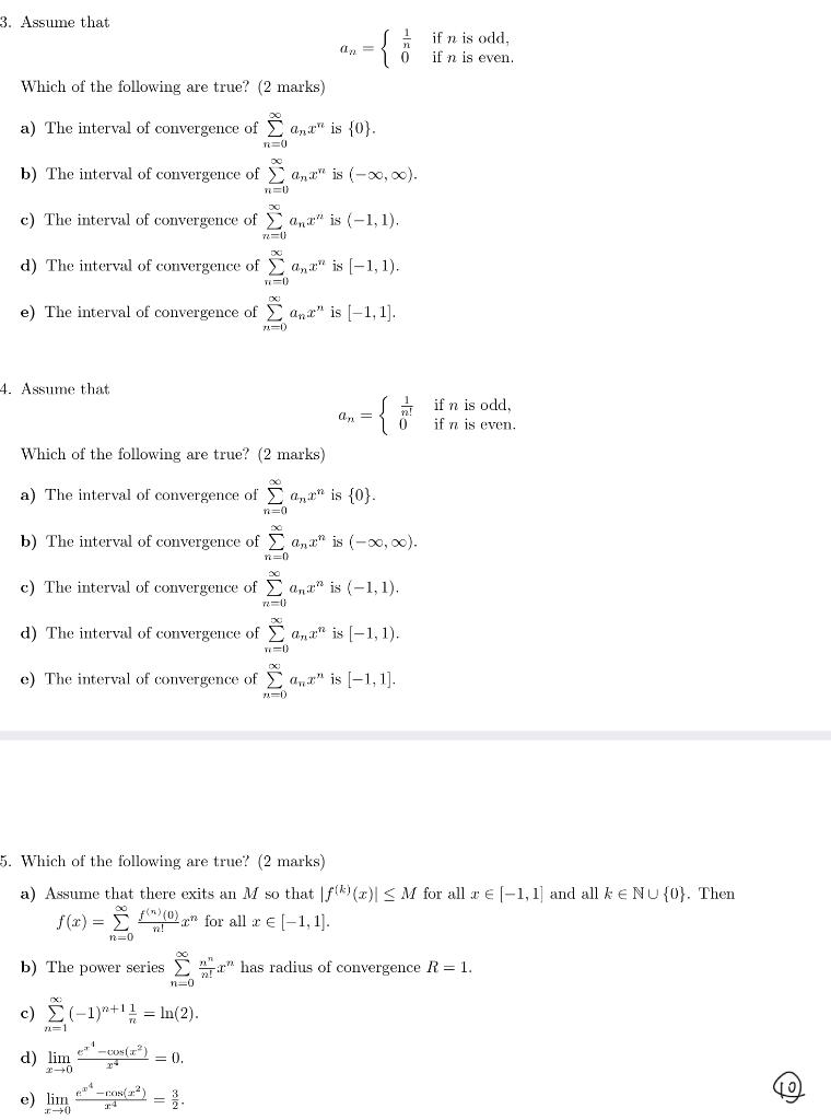 Solved Multiple choice: Choose the best answer. Some | Chegg.com