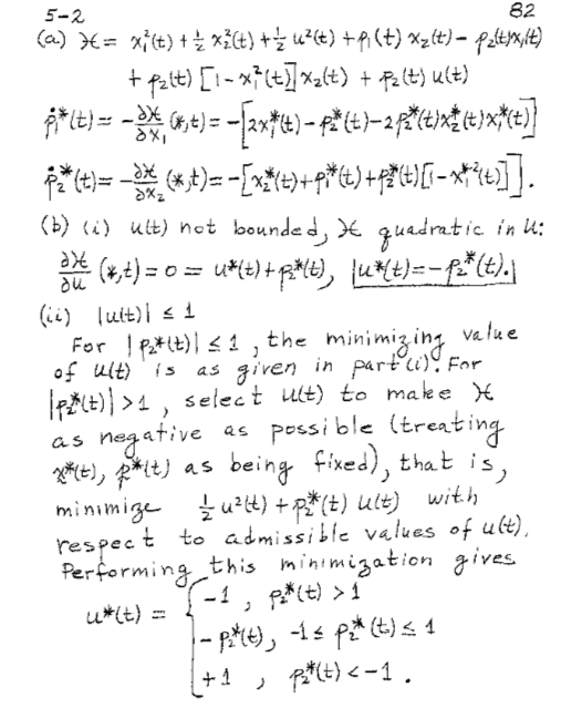 Solved This problem 5-2 from book (Optimal Control Theory: | Chegg.com