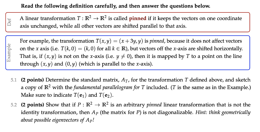 Solved Read the following definition carefully, and then | Chegg.com