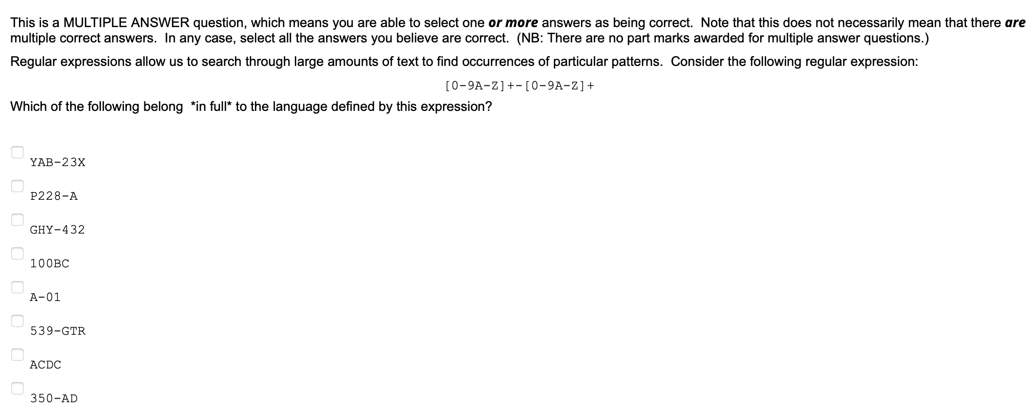 Solved This is a MULTIPLE ANSWER question, which means you | Chegg.com