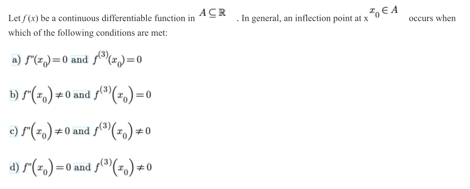 Solved 2. EA a ACR Let f (x) be a continuous differentiable | Chegg.com