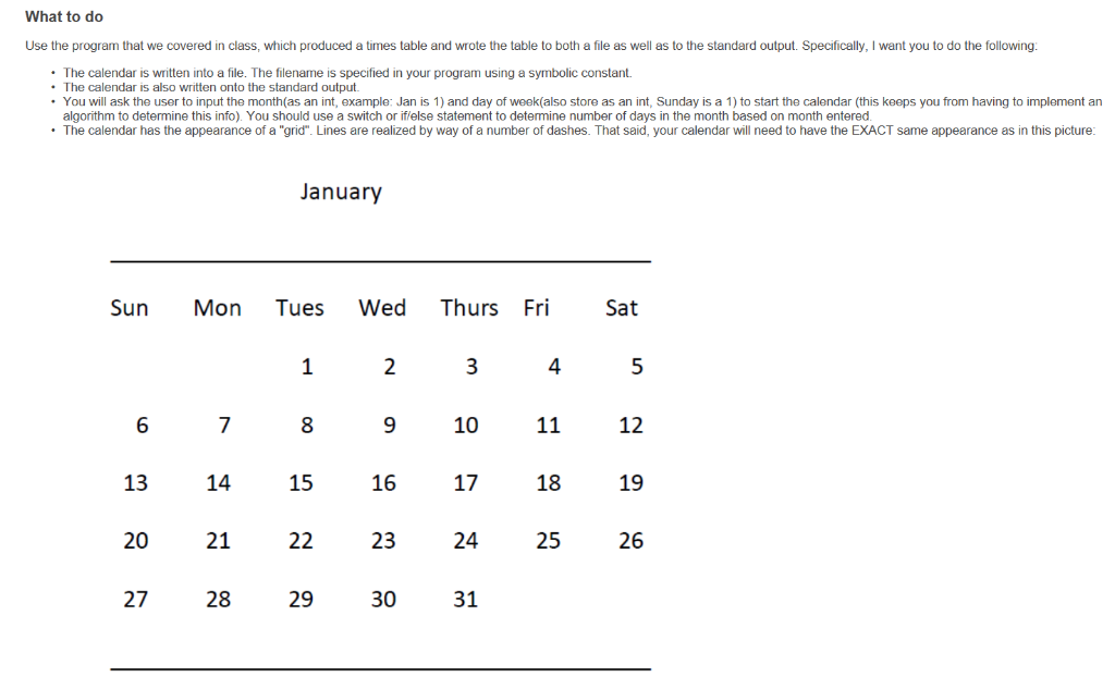 Solved What to do Use the program that we covered in class, | Chegg.com