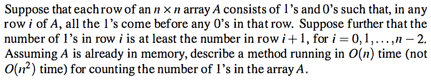 Solved Suppose That Eachrow Of An N X N Array A Consists Of