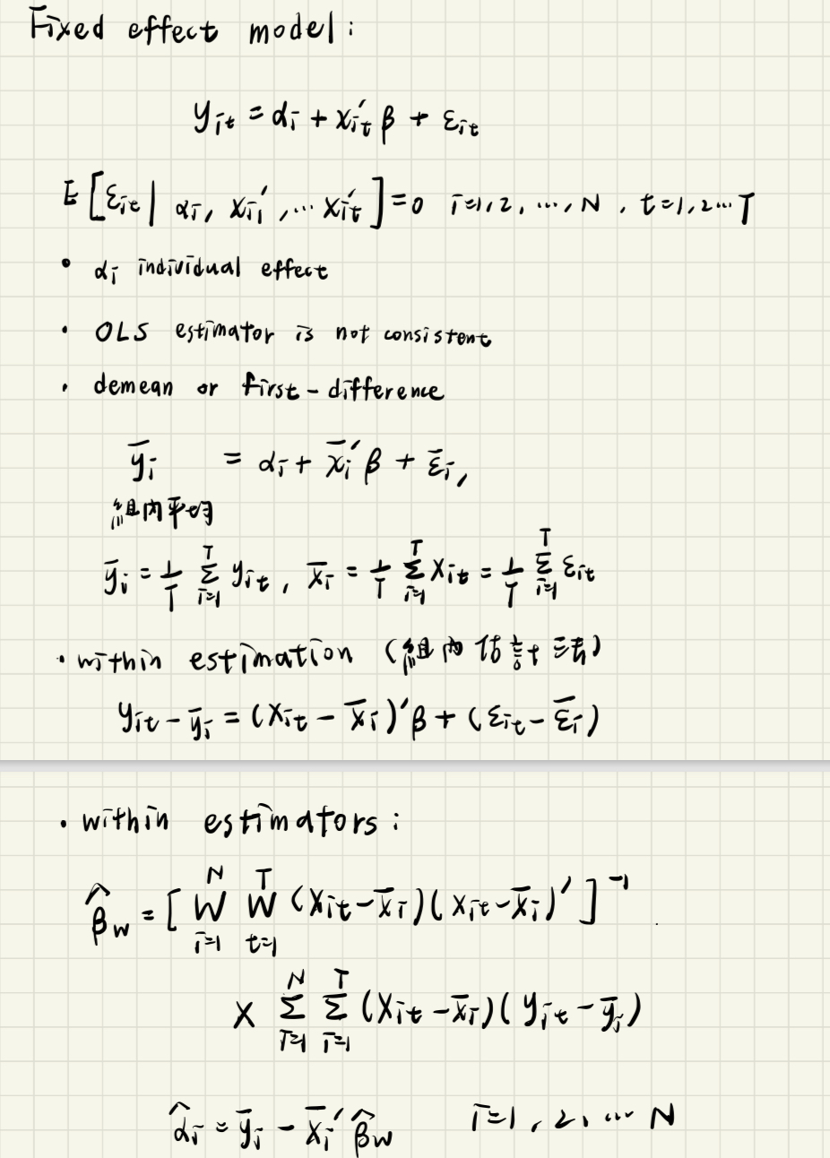 Solved Least squares dummy variable model (LSDV) | Chegg.com