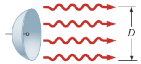 Solved A parabolic reflector focuses electromagnetic waves | Chegg.com