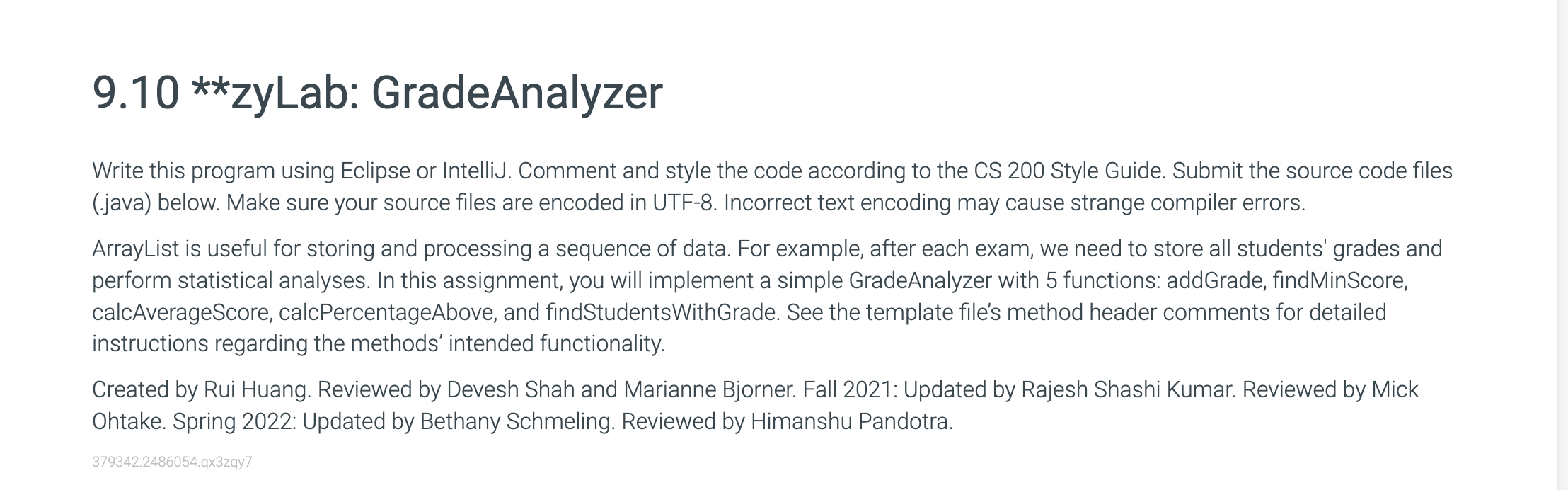 Solved public class Config { public static final int SEED | Chegg.com