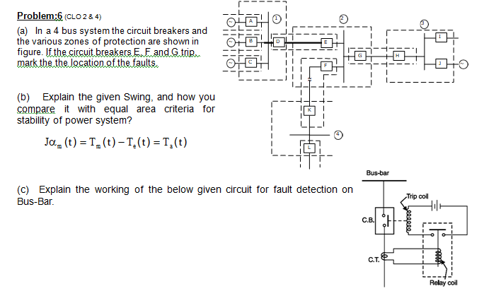 Solved Problem:6 (CLO 2 & 4) (a) In a 4 bus system the | Chegg.com