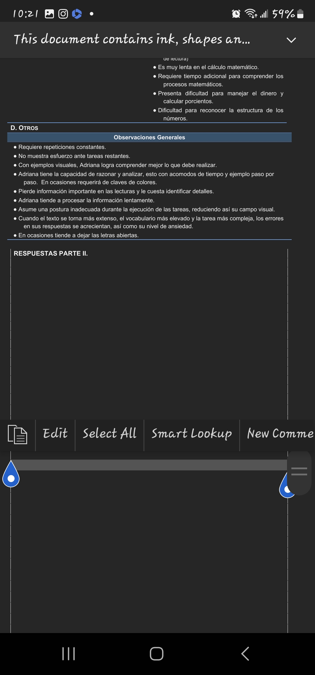 This document contains ink, shapes an... ue ieciurd) | Chegg.com
