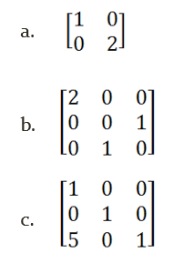 Solved Determine whether the matrix is elementary. If it is, | Chegg.com