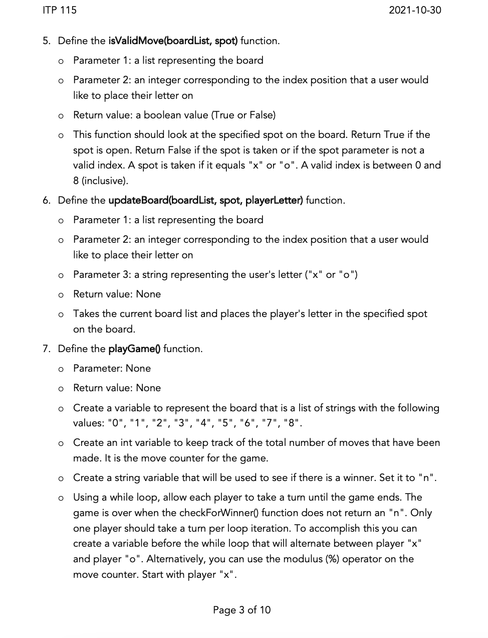 Solved Learning Objective Define and call functions to | Chegg.com