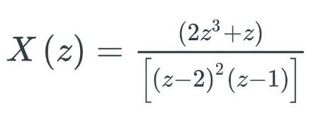 Solved A) If we want to obtain its inverse Z | Chegg.com