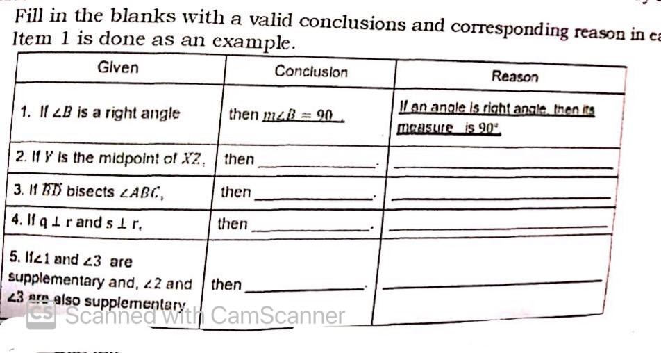 Solved Fill in the blanks with a valid conclusions and | Chegg.com