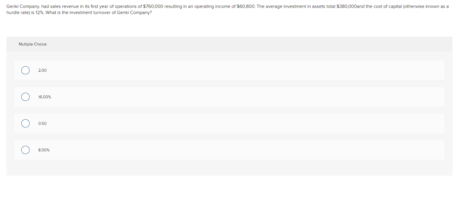 Solved Genki Company. had sales revenue in its first year of | Chegg.com