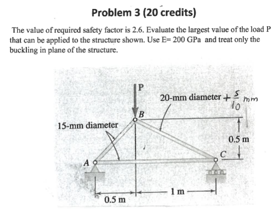 Solved Problem 3 (20 credits) The value of required safety | Chegg.com