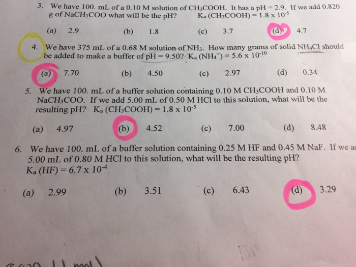 Solved /17. We mix 100. mL of 0.10 M HCI and 100. mL of 0.10 | Chegg.com